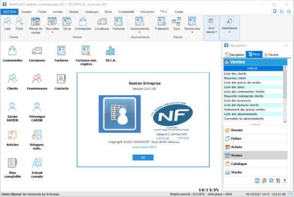WaveSoft Gestion Commerciale - 2aBIM Informatique